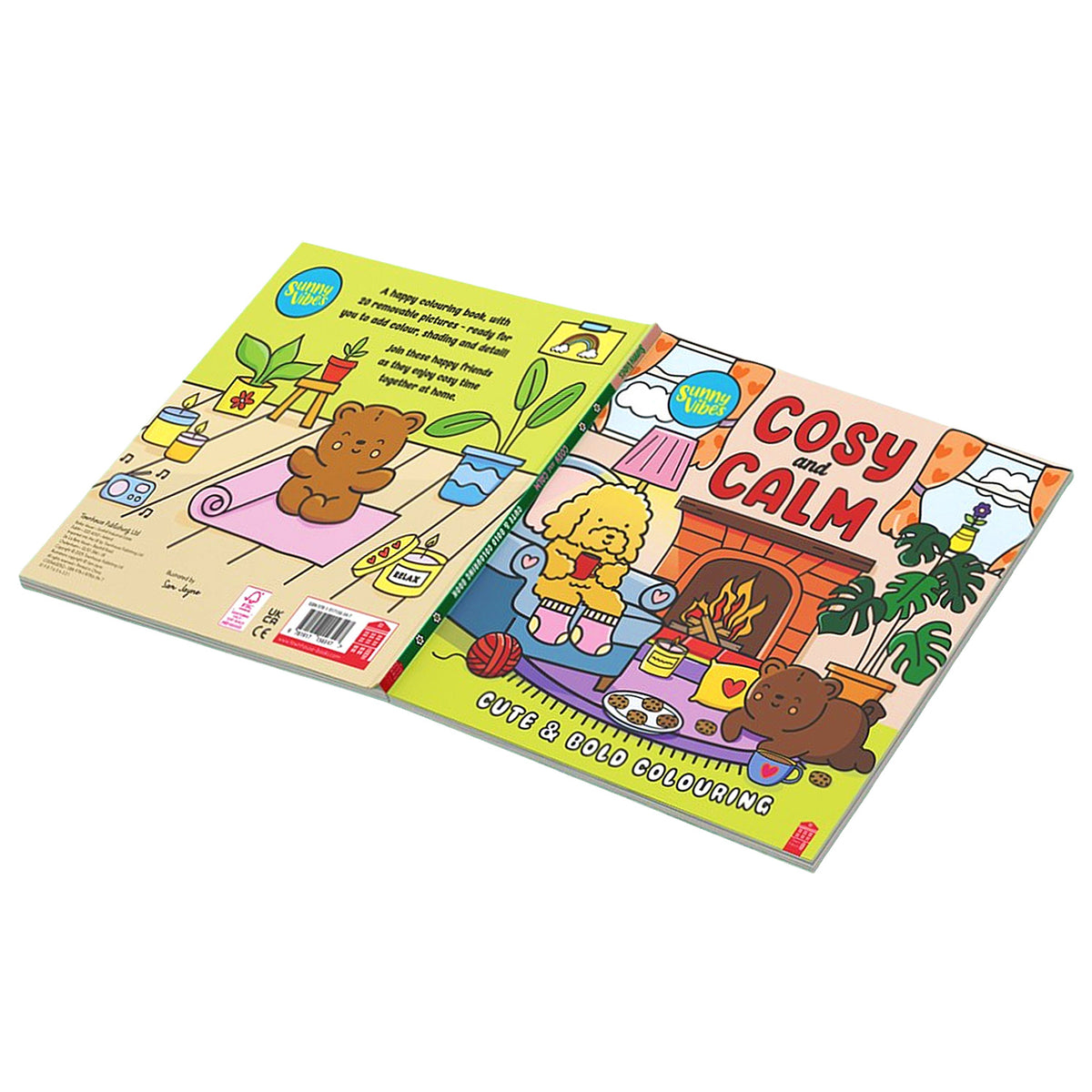 Sunny Vibes Cosy & Calm Colouring Book – MrPRICE.online