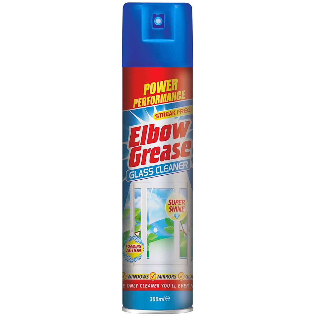 Elbow Grease Glass Cleaner Aerosol 300ml – MrPRICE.online