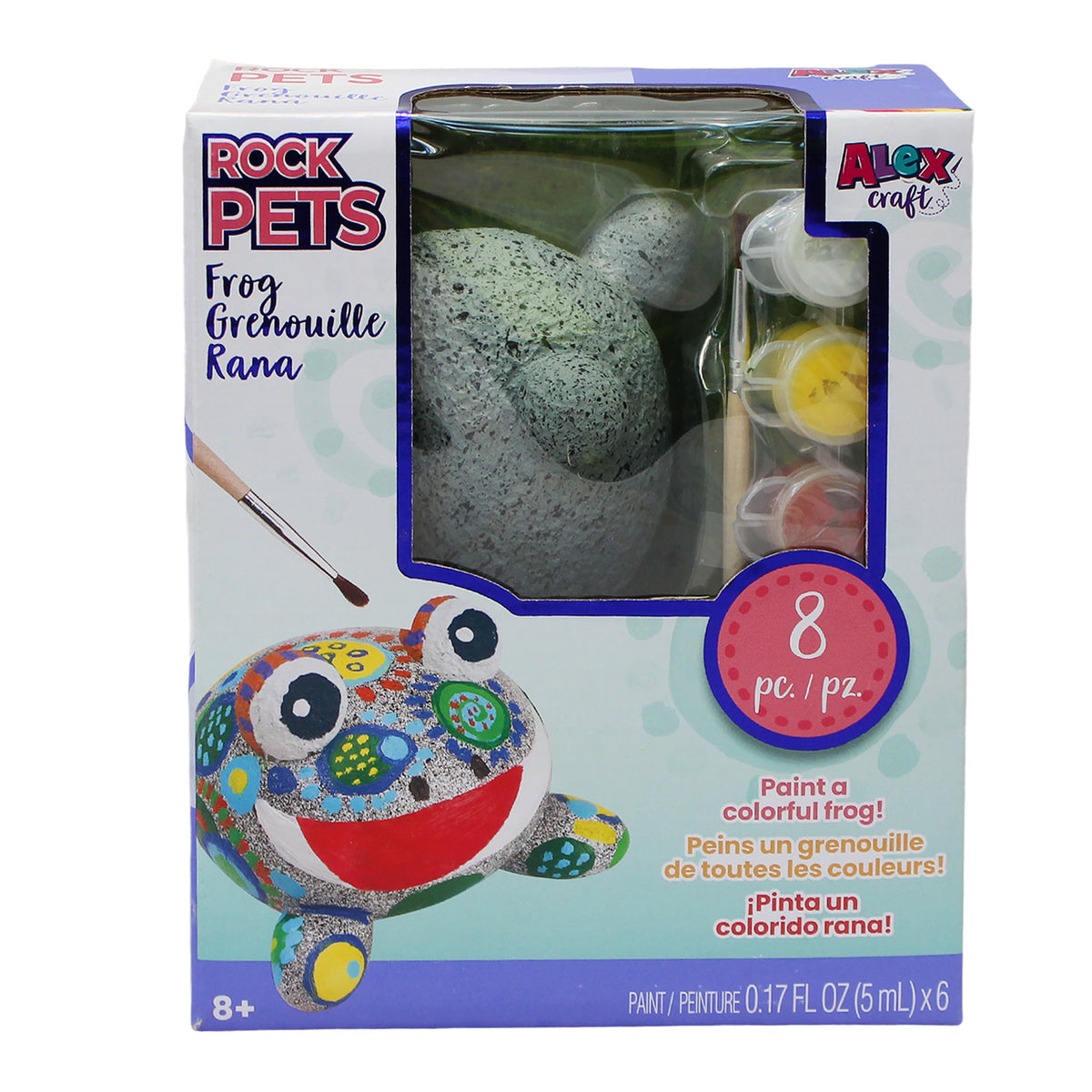 Rock Pet Frog – Paint Your Own Craft Kit – MrPRICE.online