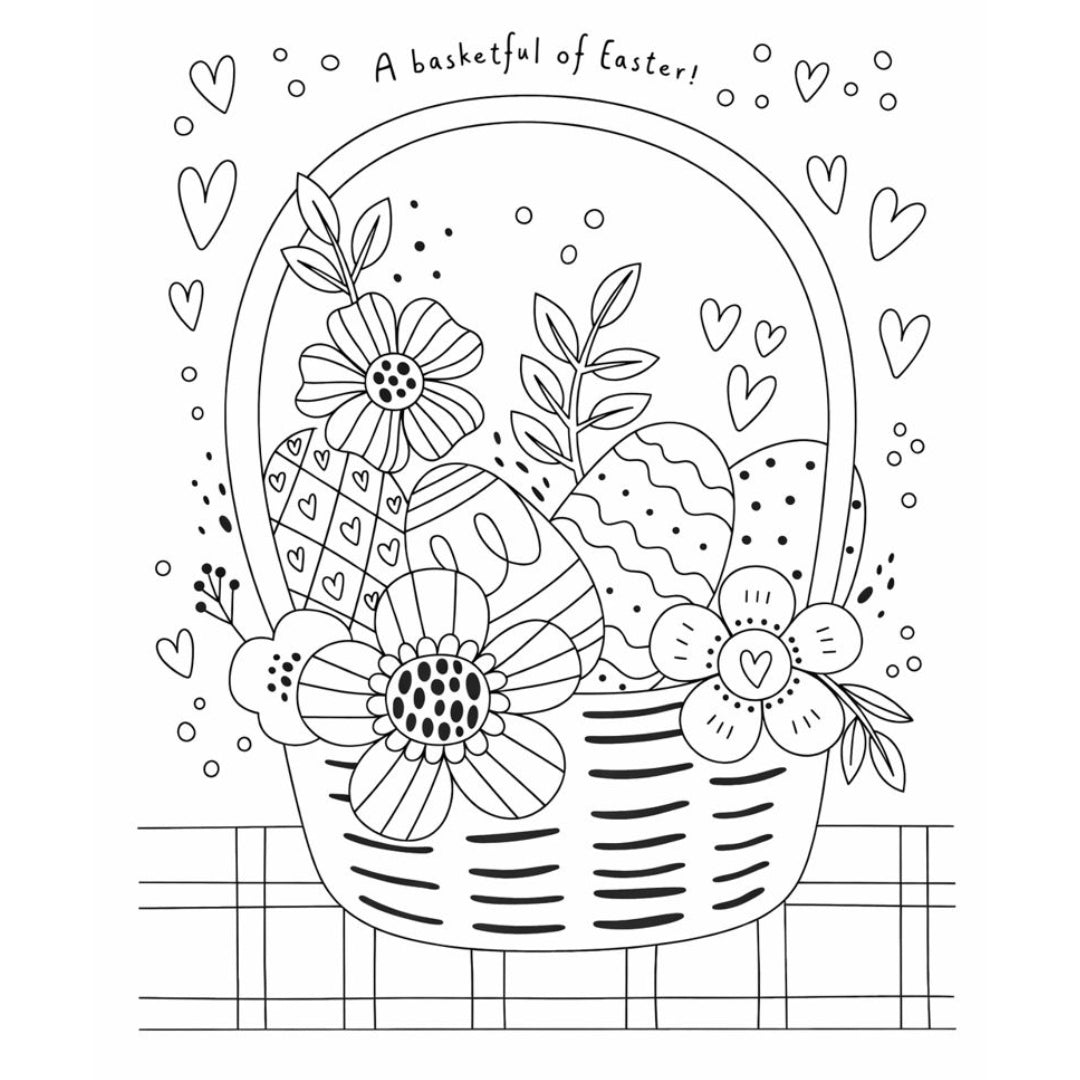 Happy Hoppy Easter Colouring Book – MrPRICE.online