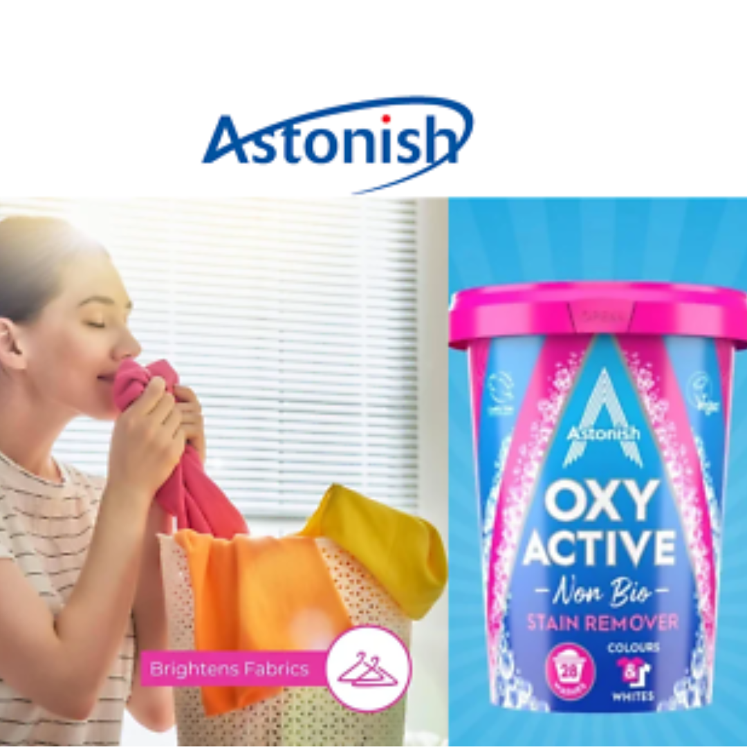 Oxy Active Non-Bio Stain Remover 625g by Astonish – MrPRICE.online