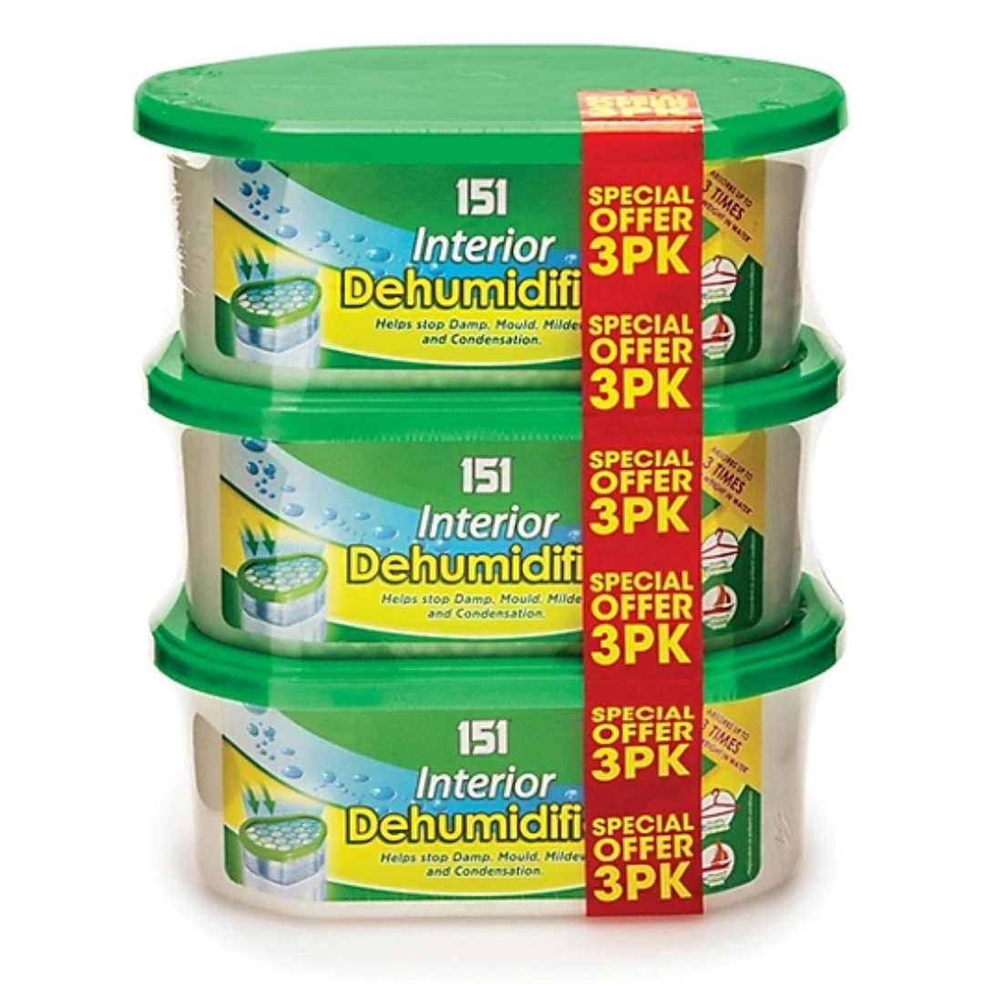 3pk Interior Dehumidifiers - Moisture Absorber Crystals | MrPRICE.online