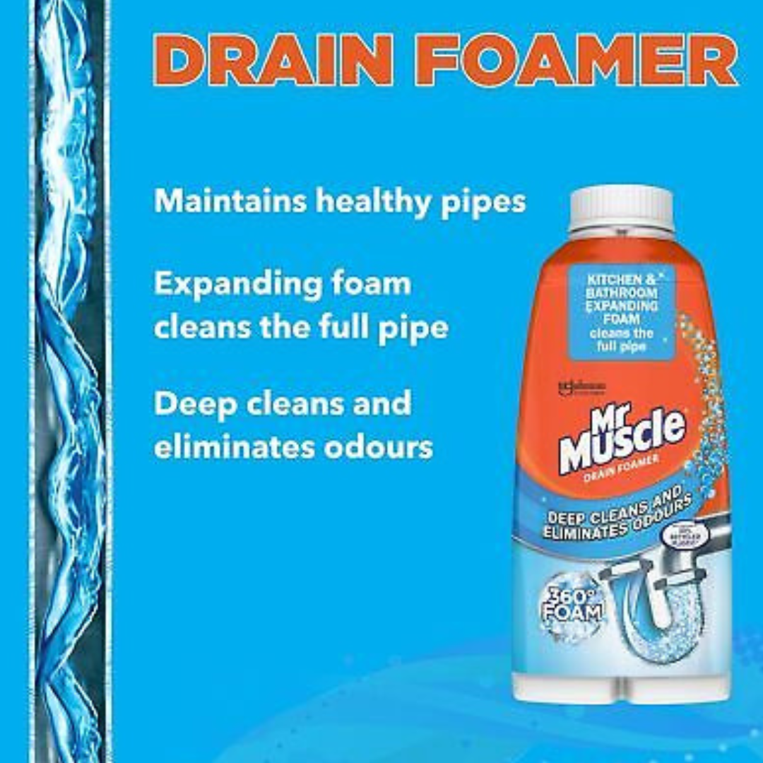 Sink & Drain Foamer 500ml by Mr Muscle – MrPRICE.online