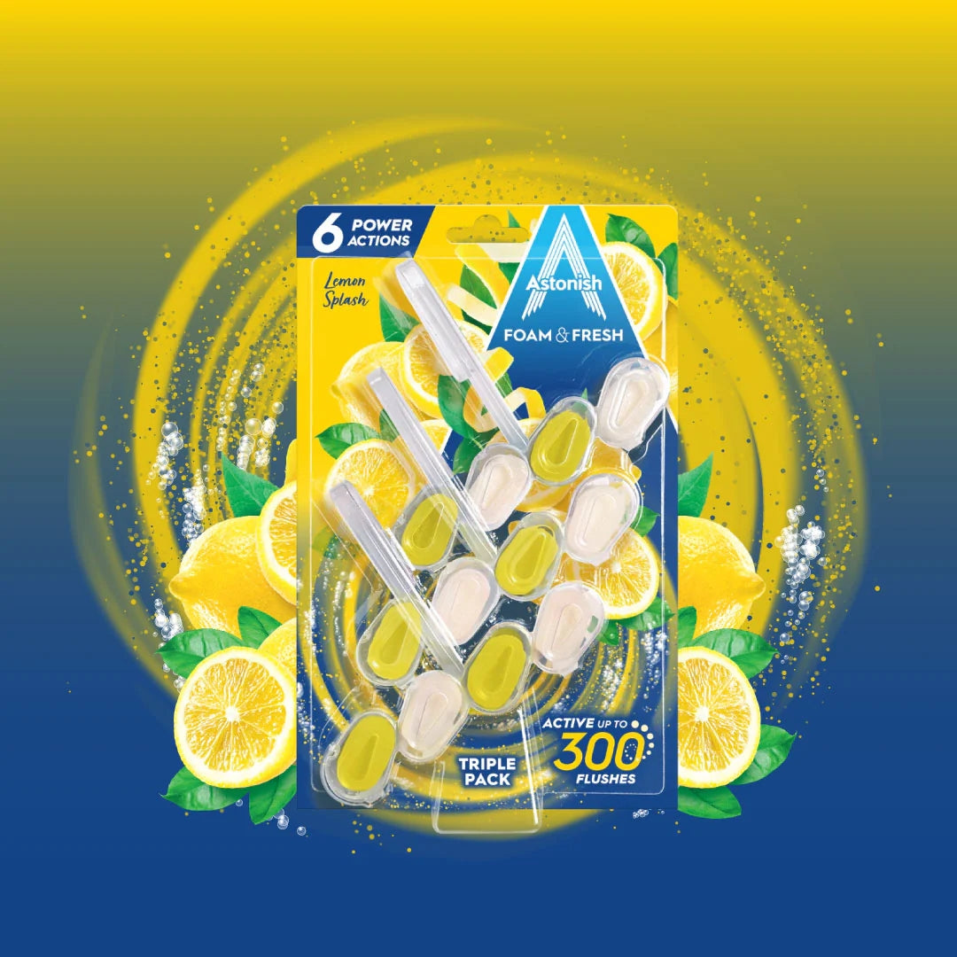Foam & Fresh Lemon Splash 3 Pack by Astonish – MrPRICE.online