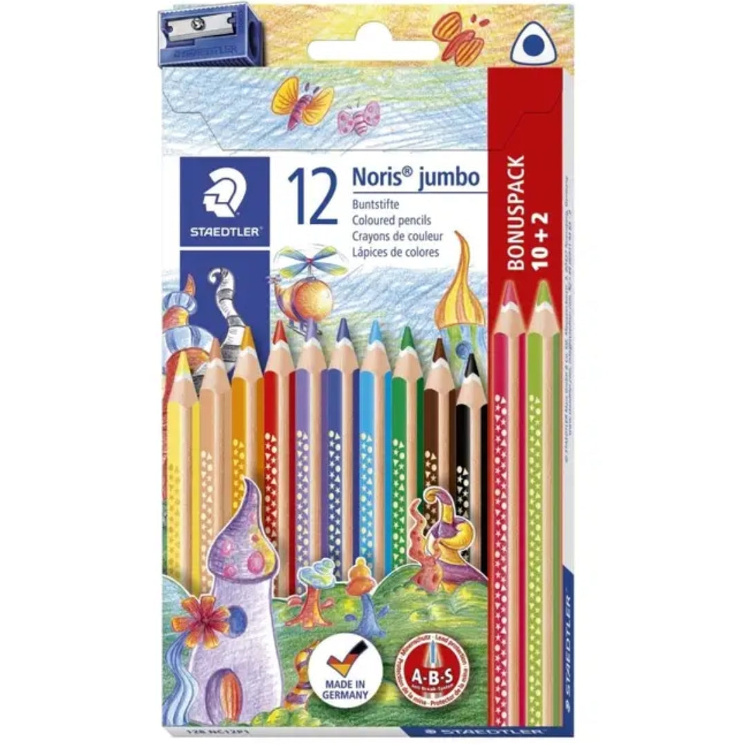 Staedtler 12pk Jumbo Colour Pencils – MrPRICE.online