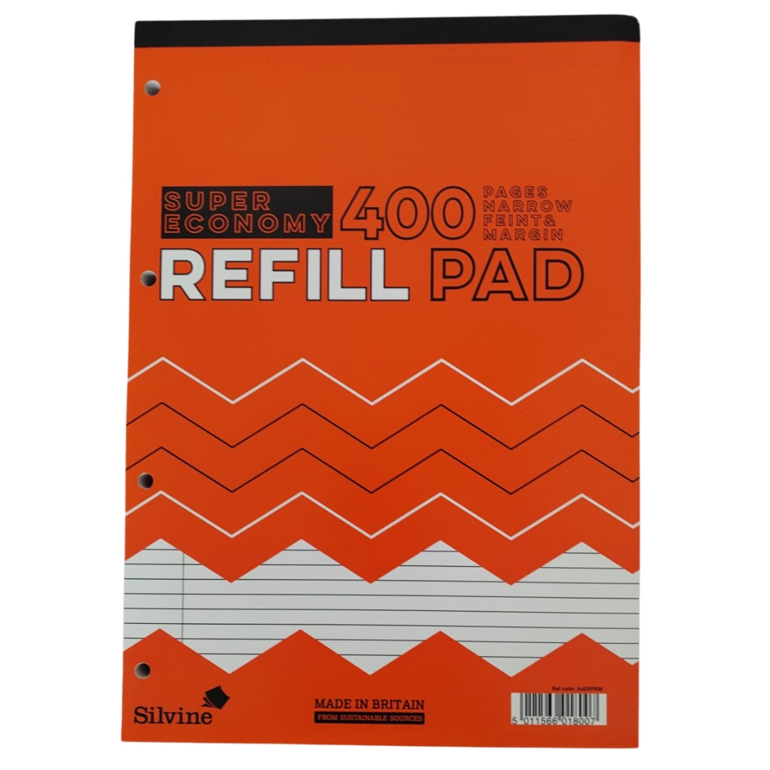 A4 400pg Refill Pad Narrow Lined SU – MrPRICE.online