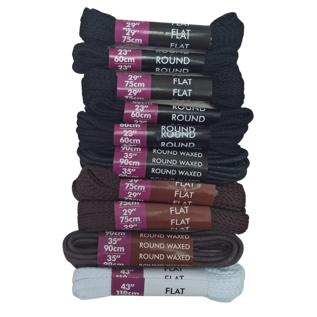 10-Pack Assorted Sized Shoe Laces – Mixed Colours – MrPRICE.online