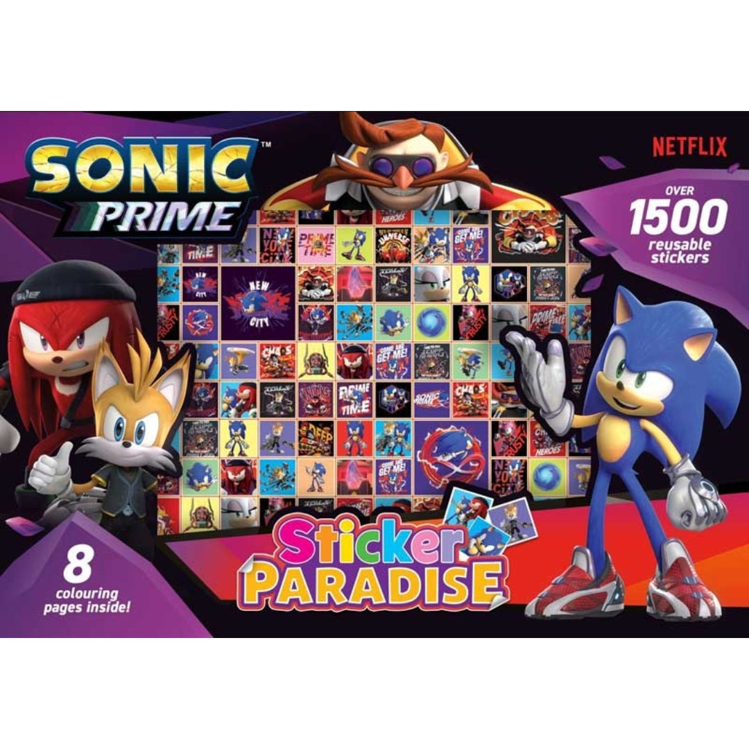 Sonic Prime Sticker Paradise – MrPRICE.online