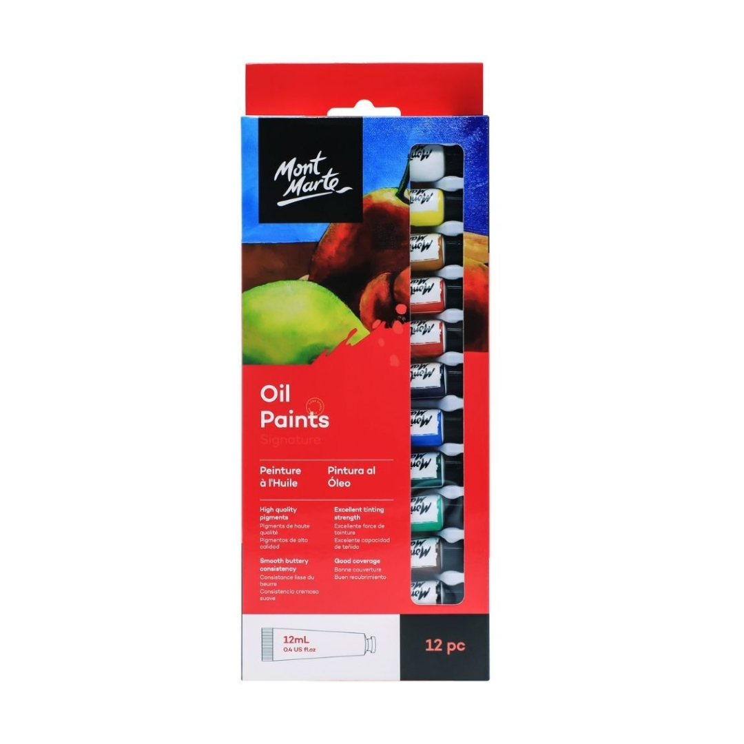 Box of 12 x 12ml Mont Marte Oil Paints – MrPRICE.online