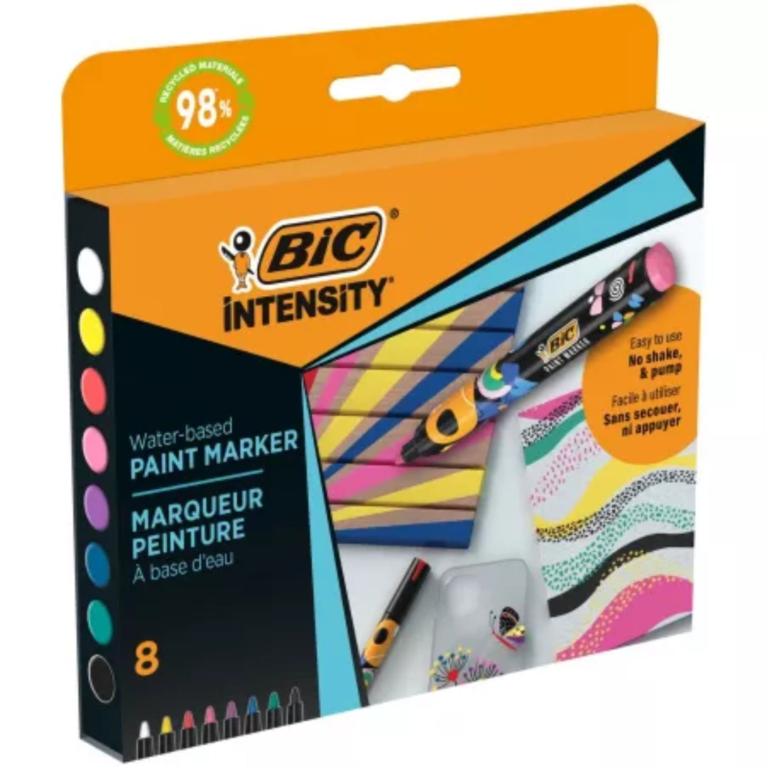 BIC Intensity Paint Markers – 8-Pack Assorted – MrPRICE.online