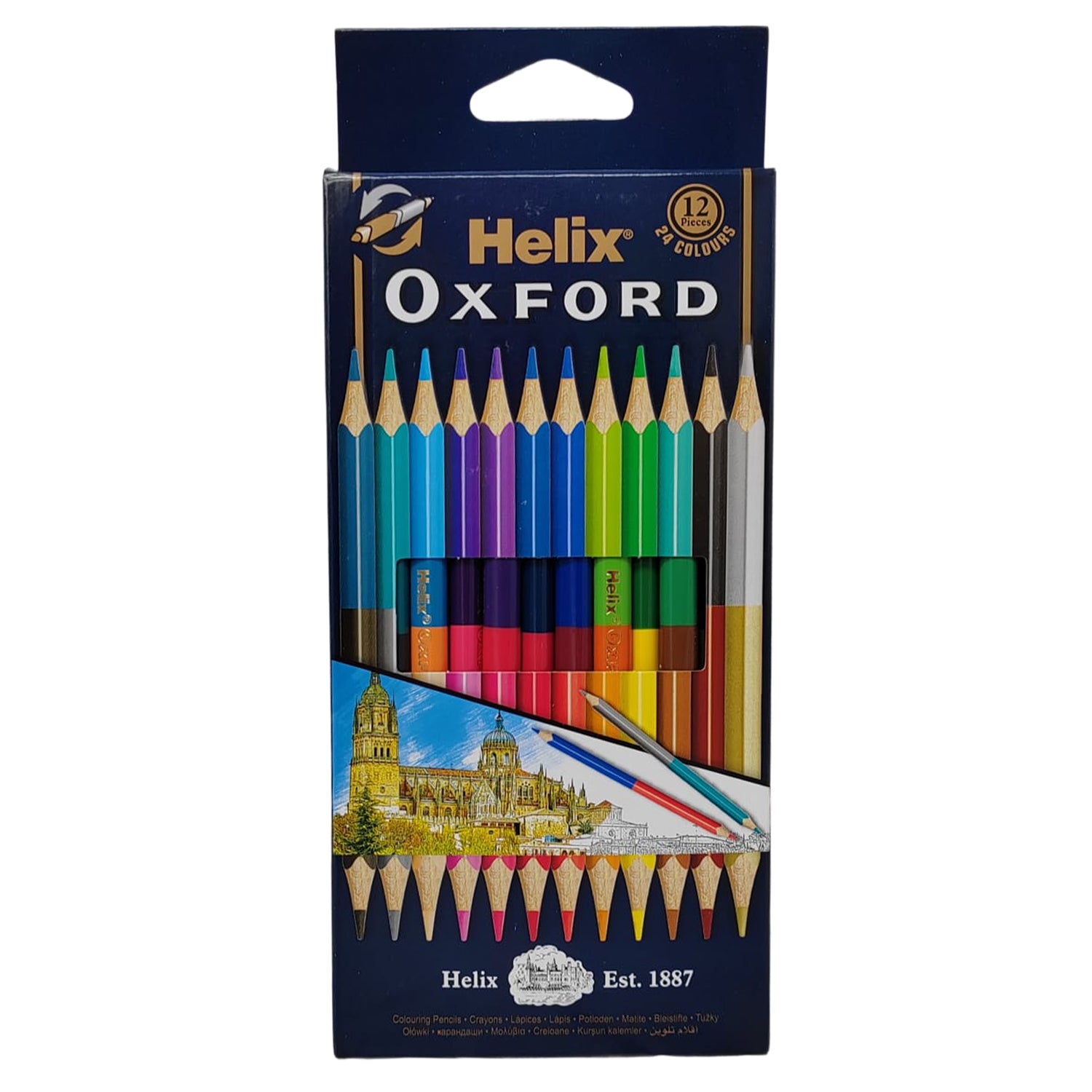Helix Duo Tip Colour Pencils – 12 Pack | MrPRICE.online