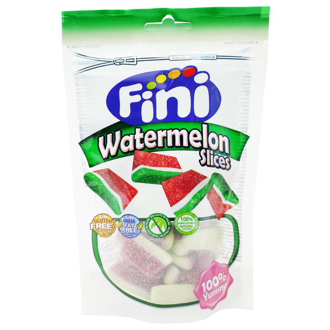 Fini Watermelon Slices Candy 150g - Soft Chewy Watermelon Gummies ...