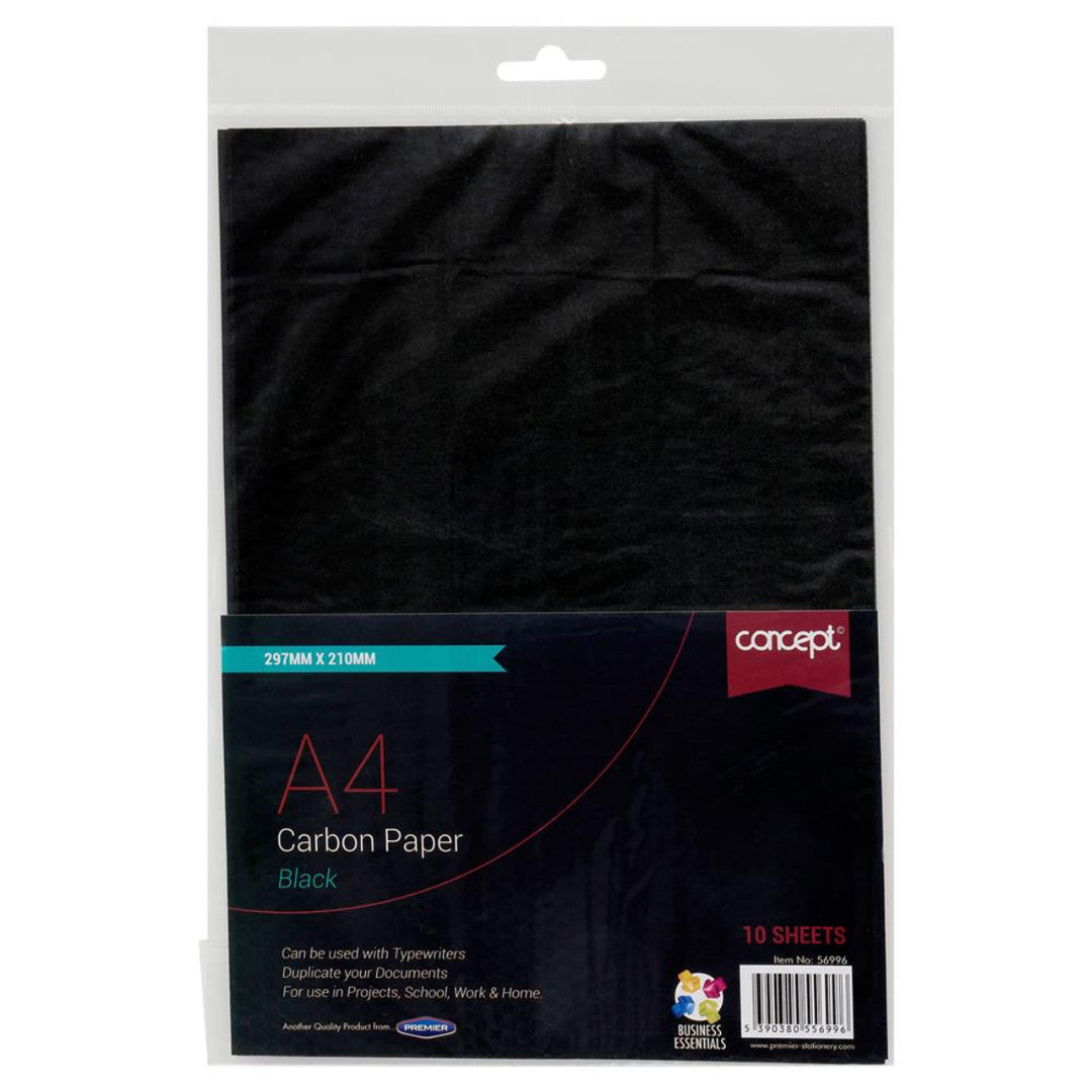 Concept A4 Carbon Paper Black (10 Sheets) | MrPRICE.online