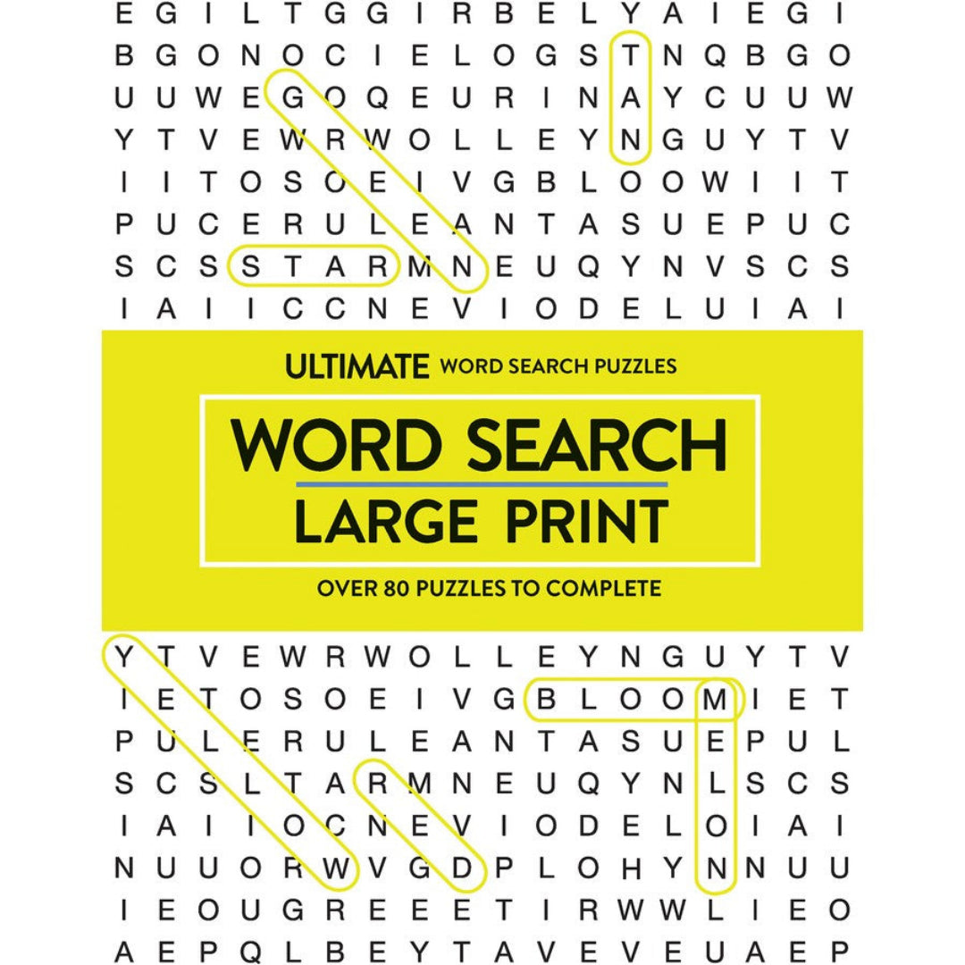 Large Print Word Search Puzzle Book | MrPRICE.online