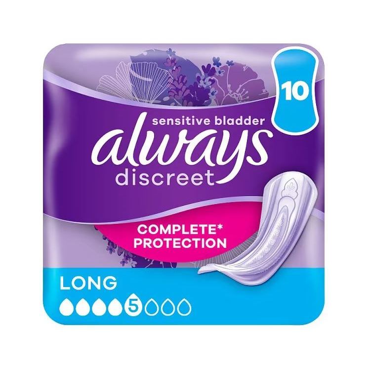 Always Discreet Long Pads 10 Pack – MrPRICE.online