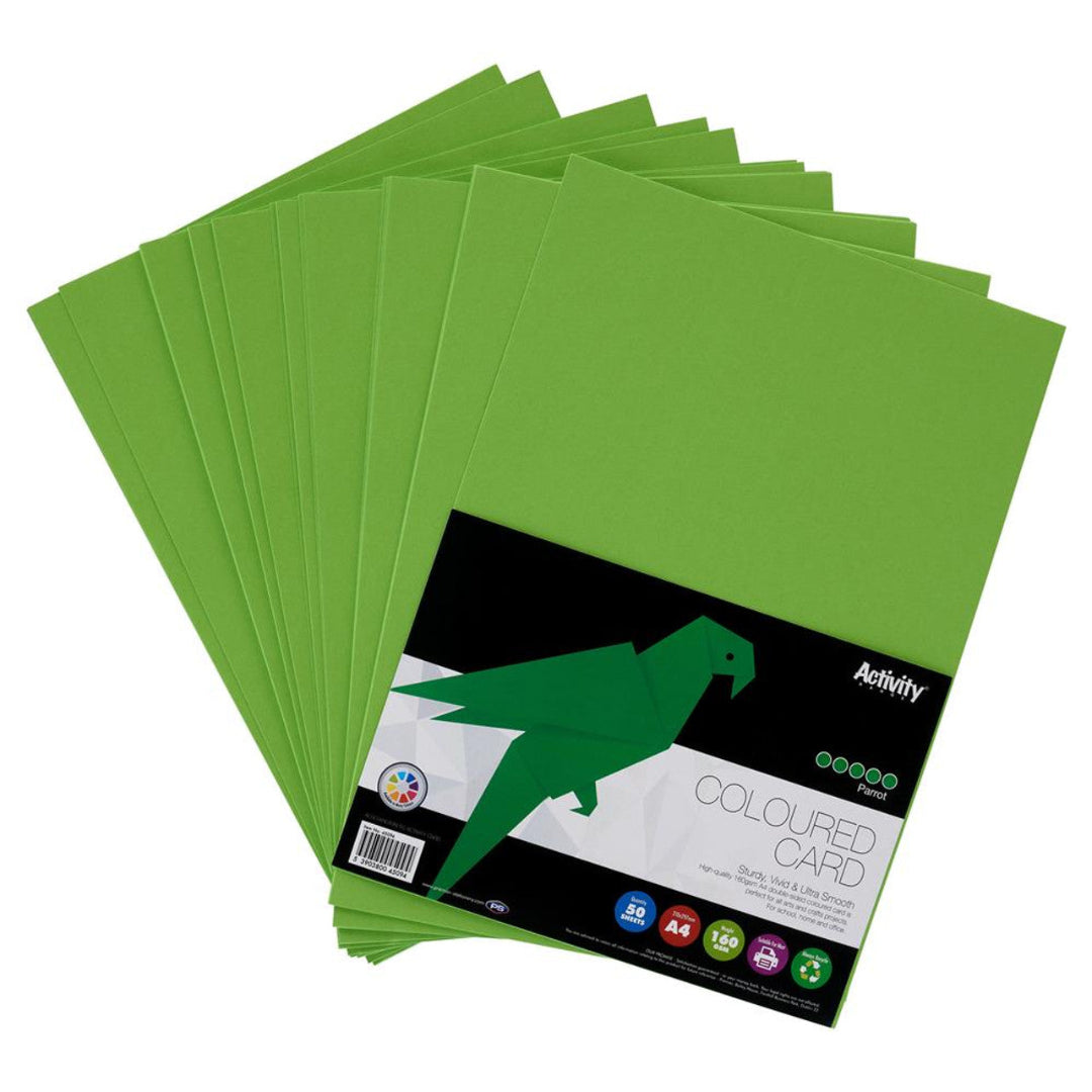 A4 Parrot Green Card | MrPRICE.online