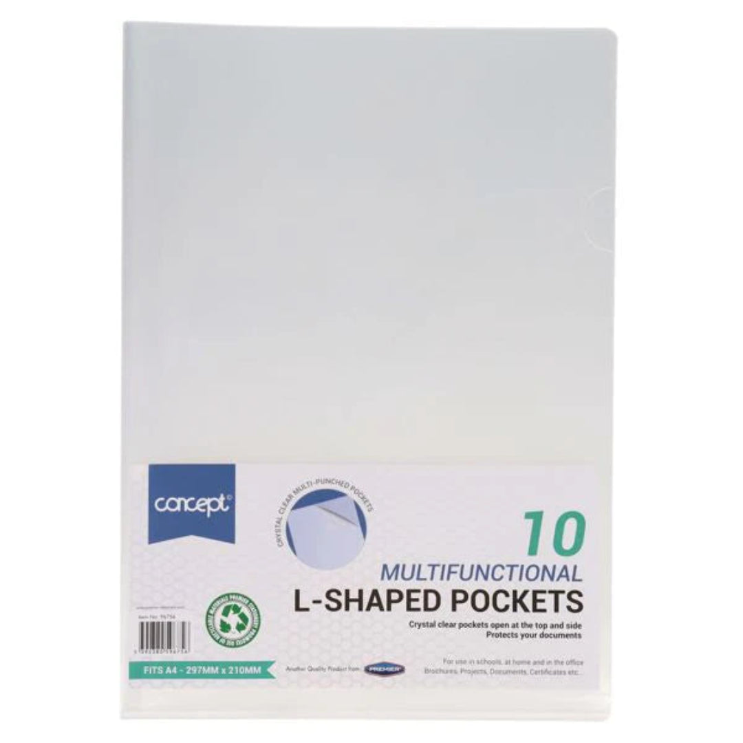 Premier Office A4 L-Shaped Folder 10 Pack | MrPRICE.online